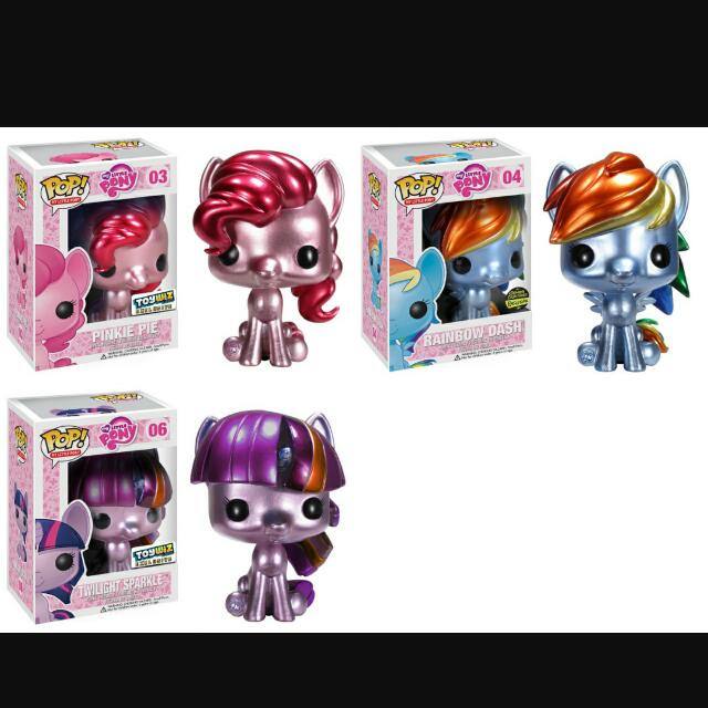 Mlp Metallic Funko Pop, Hobbies & Toys, Toys & Games on Carousell