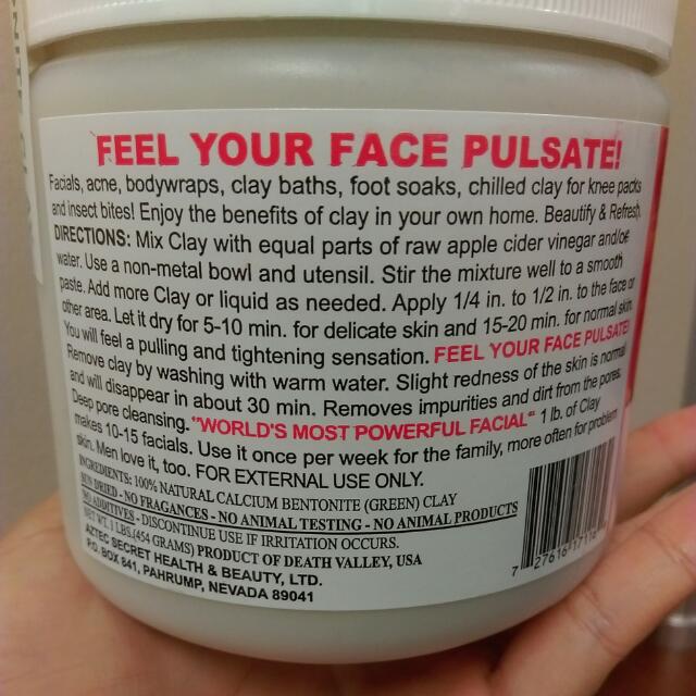 Aztec Secret, Indian Healing Clay Mud Mask, Beauty & Personal Care ...