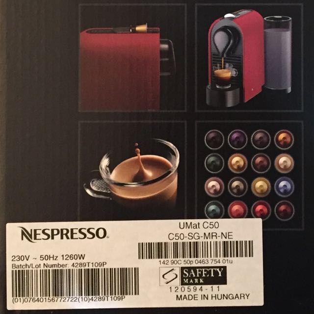 BNIB Nespresso Coffee Machine, TV & Home Appliances, Kitchen Appliances ...