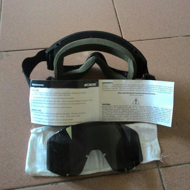 ESS Goggle Ballistics USA army, Sports Equipment, Other Sports ...