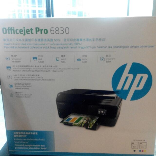 Hp Officejet Pro 6830 All In One Printer, Computers & Tech, Parts ...