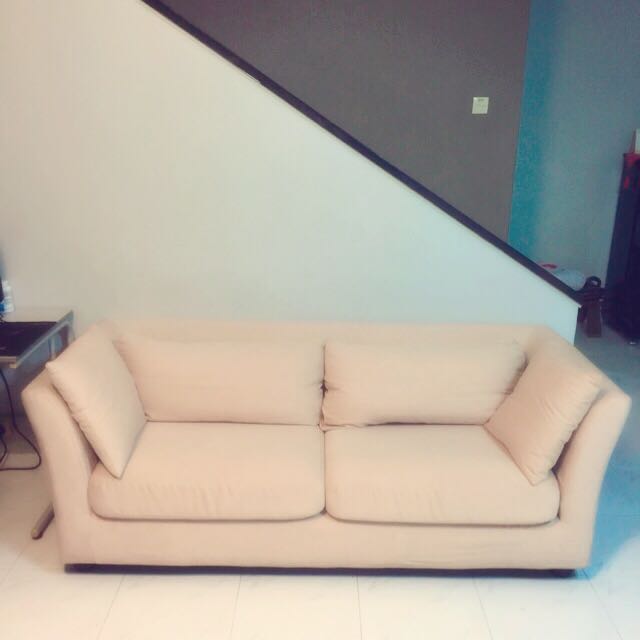 Seahorse 2-seater Sofa in beige color, Furniture & Home Living ...