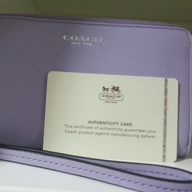 Coach Wallet In Lilac Color, Women's Fashion, Bags & Wallets, Purses ...