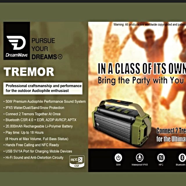 DreamWave Tremor High End Premium Hi-fi Speaker For Audiophiles, Computers & Tech, Parts ...