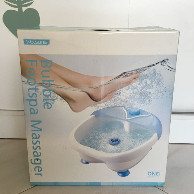 Watsons Bubble Foot Spa Massager, Beauty & Personal Care, Face, Face ...