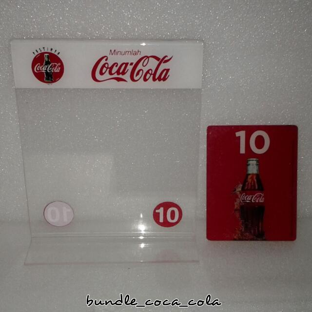 Coca Cola Table Menu & Table No (Pair), Everything Else on Carousell