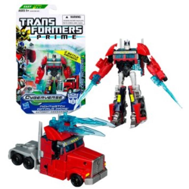 Hasbro Transformers Prime Commander Class Nightwatch Optimus Prime ...