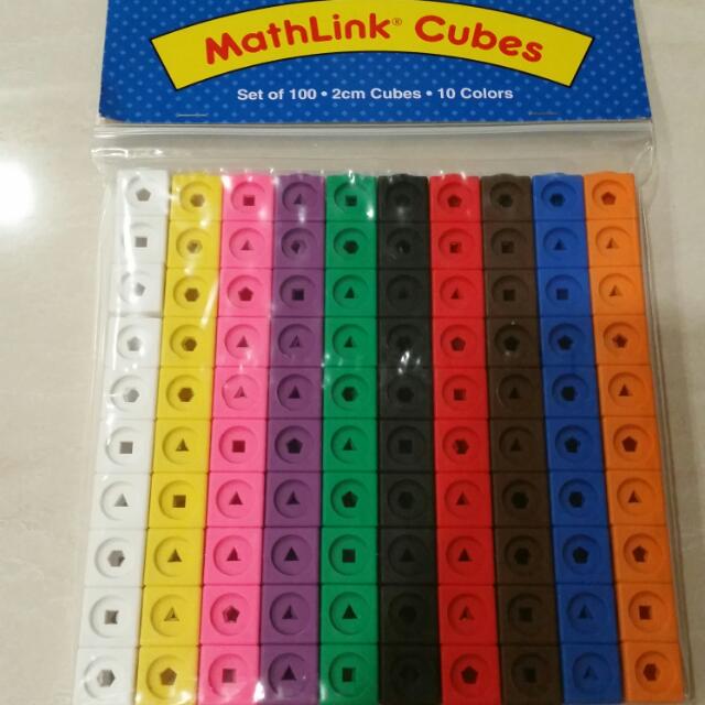 Learning Resources Mathlink Cubes, Hobbies & Toys, Toys & Games on ...