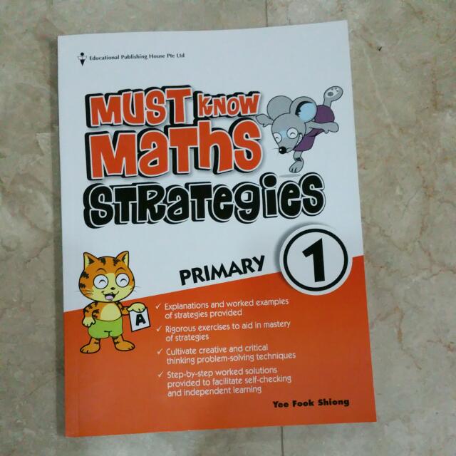 Must Know Maths Strategies: Primary 1, Hobbies & Toys, Books ...