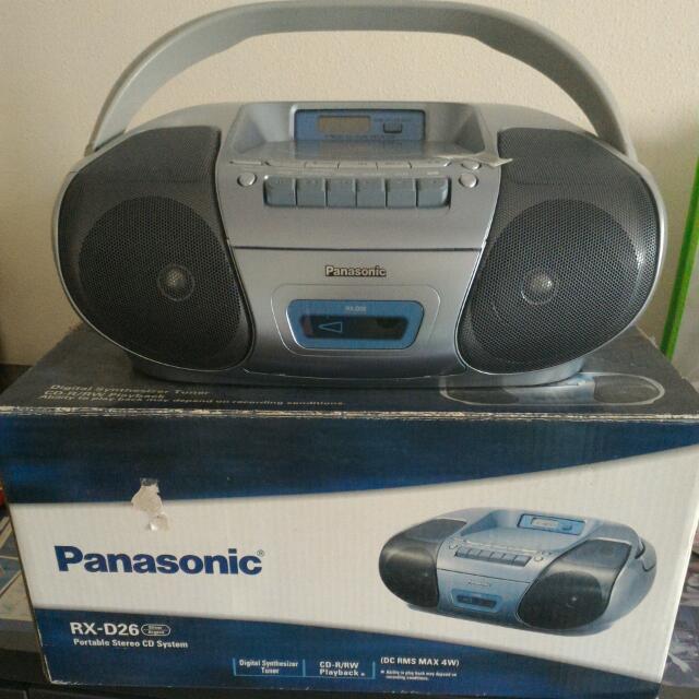 CD Player Panasonic RX-D26, Computers & Tech, Parts & Accessories ...