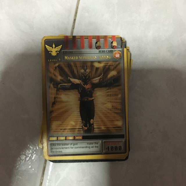 Masked Rider Cards, Hobbies & Toys, Toys & Games on Carousell