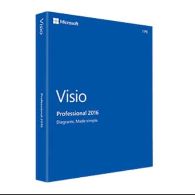 Microsoft Visio Professional 2016, Computers & Tech, Parts ...