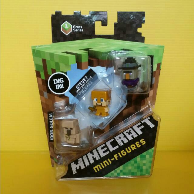 Minecraft Mini Figure- 3 Piece Pack, Hobbies & Toys, Toys & Games on ...