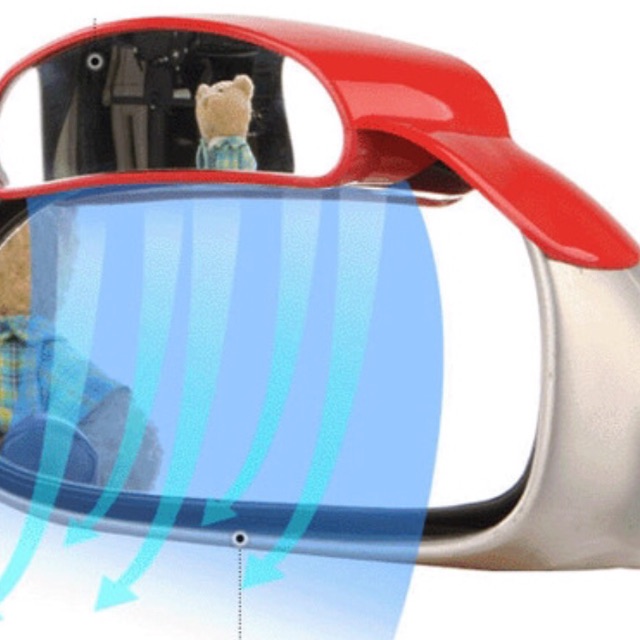 Super Aero Visor Side View Blind Spot Mirror Rain Blower For All Fit ...