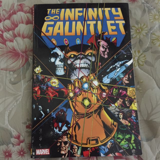 The Infinity Gauntlet Comic Book, Hobbies & Toys, Toys & Games on Carousell