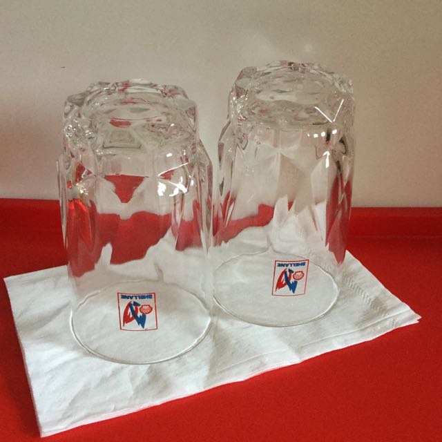 70s Vintage Drinking Glasses (set of 2), Hobbies & Toys, Memorabilia ...