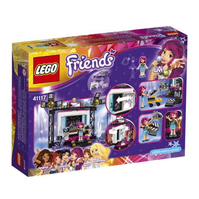 41117 Lego Friends Pop Star TV Studio, Hobbies & Toys, Toys & Games on ...
