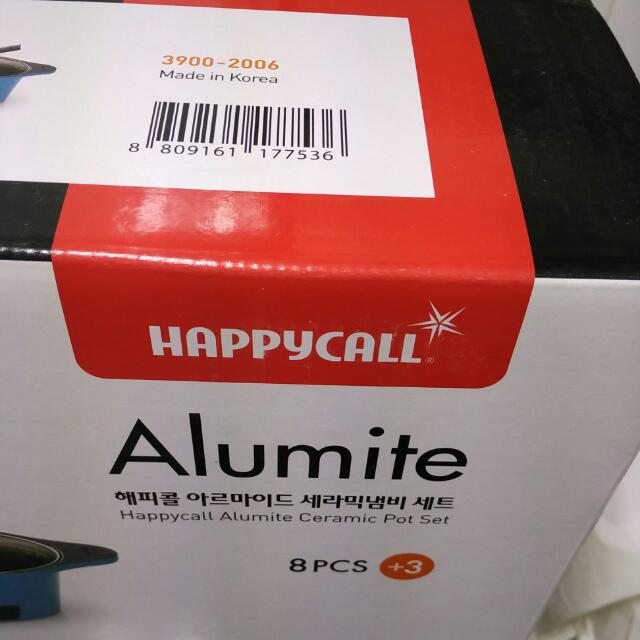 Happycall Alumite 8 Pieces, TV & Home Appliances, Kitchen Appliances ...