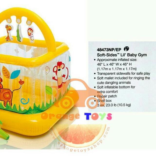 intex inflatable baby gym, Babies & Kids, Infant Playtime on Carousell