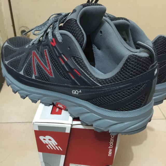 New Balance MT610CG4 Black&Gray Red Trail Running Shoe, Women's Fashion ...