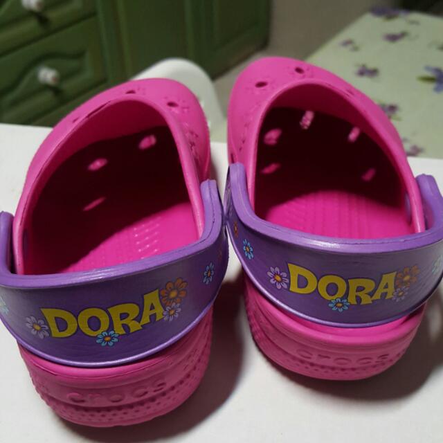 Reserved : Pink Dora The Explorer Crocs, Hobbies & Toys, Books ...