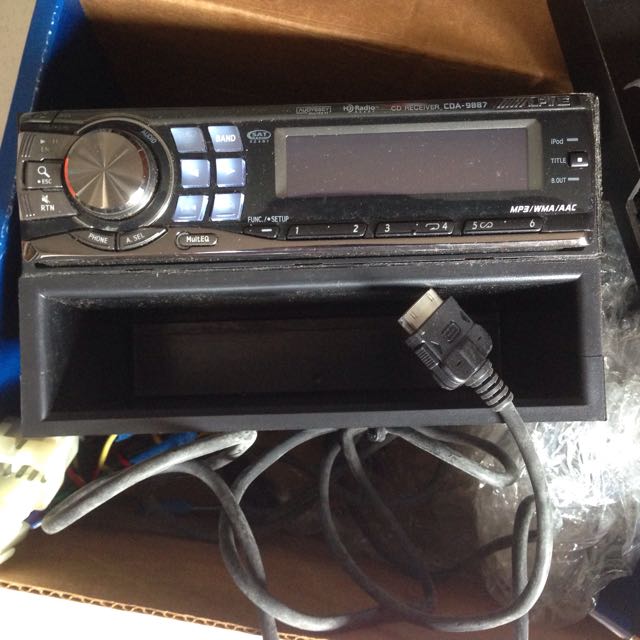 Alpine CDA-9887 CD Receiver 'Imprint', Cars on Carousell