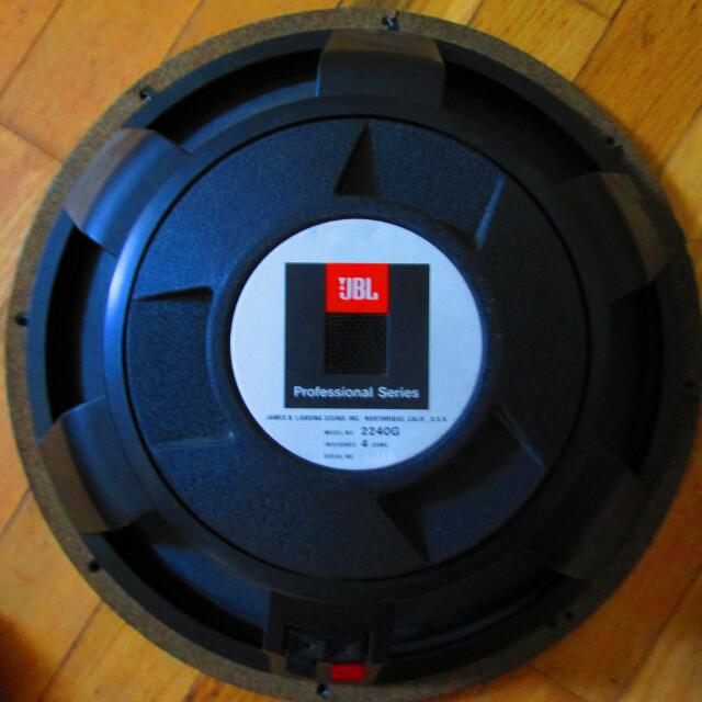 JBL pro Series 2240 Subwoofer on Carousell