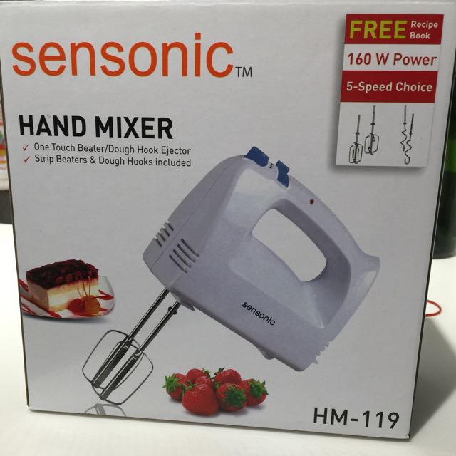 Sensonic Hand Mixer, TV & Home Appliances, Kitchen Appliances, Hand ...