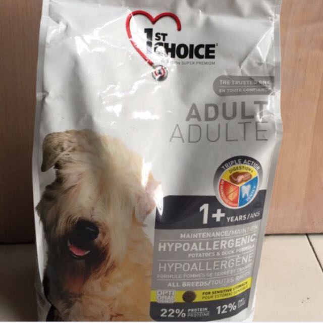1st Choice Duck Flavoured Dog Food, Pet Supplies, Pet Food on Carousell