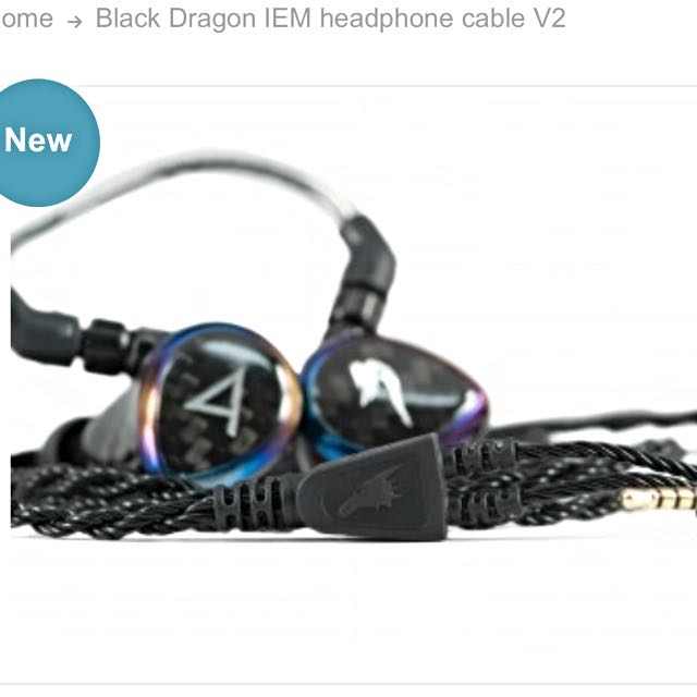 Reserved - Black Dragon V2 IEM cable, Computers & Tech, Parts ...