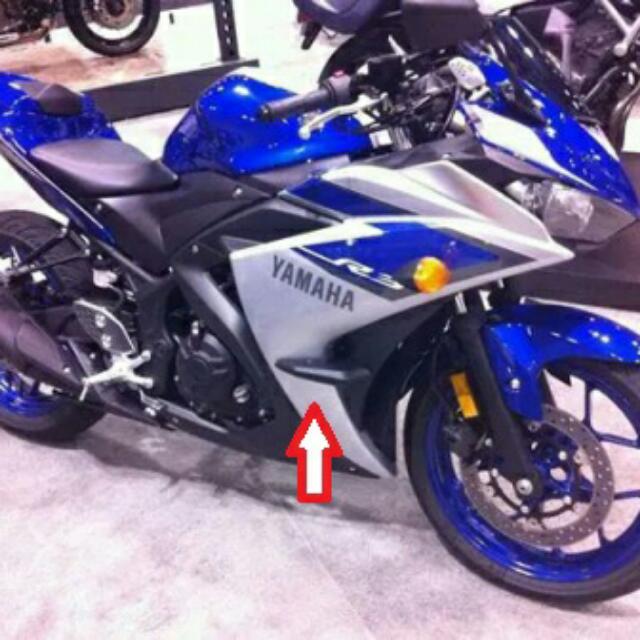 Yamaha YZF R3 Frame Slider Kit, Car Accessories on Carousell