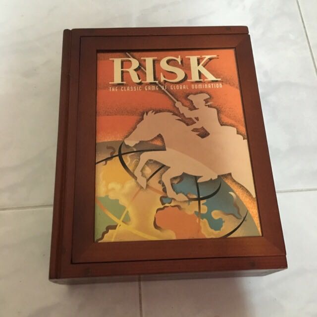Hasbro Risk Game in Vintage Wood Book Edition, Hobbies & Toys, Toys ...