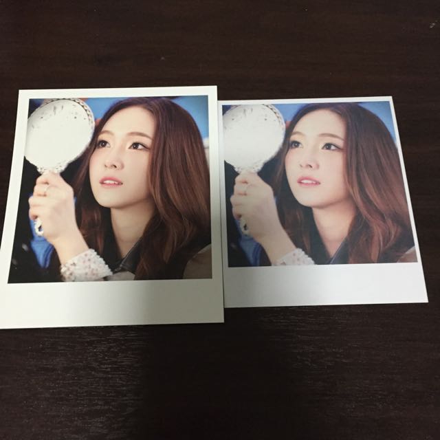 SNSD Tiffany & Jessica MrMr Replica Polaroid, Hobbies & Toys ...