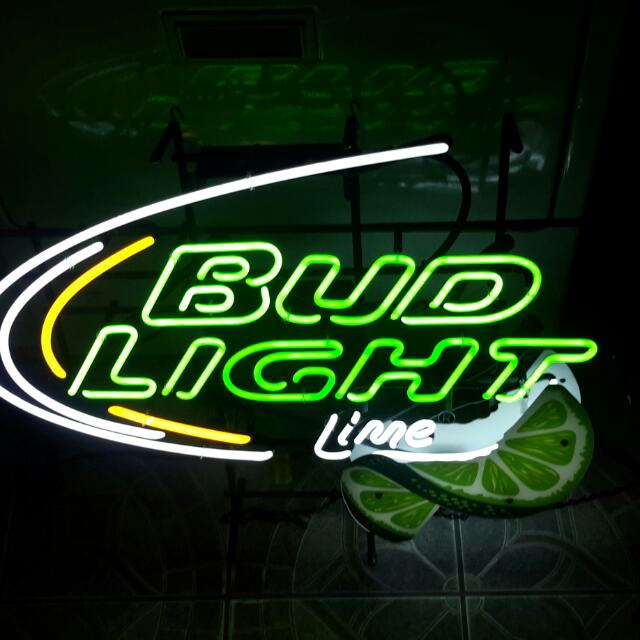Bud Light Lime neon sign on Carousell
