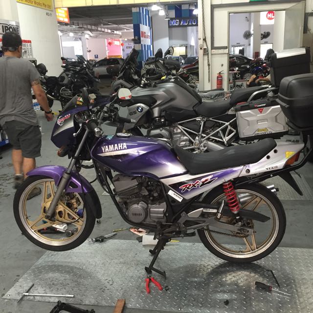 RXZ Mili Purple coverset, Car Accessories on Carousell