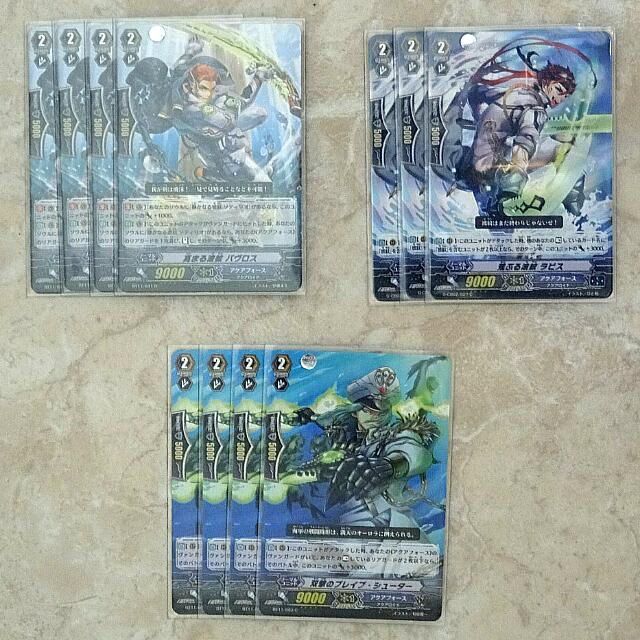 PRICE REDUCED: Cardfight! Vanguard Aqua Force Ripple Deck, Hobbies ...