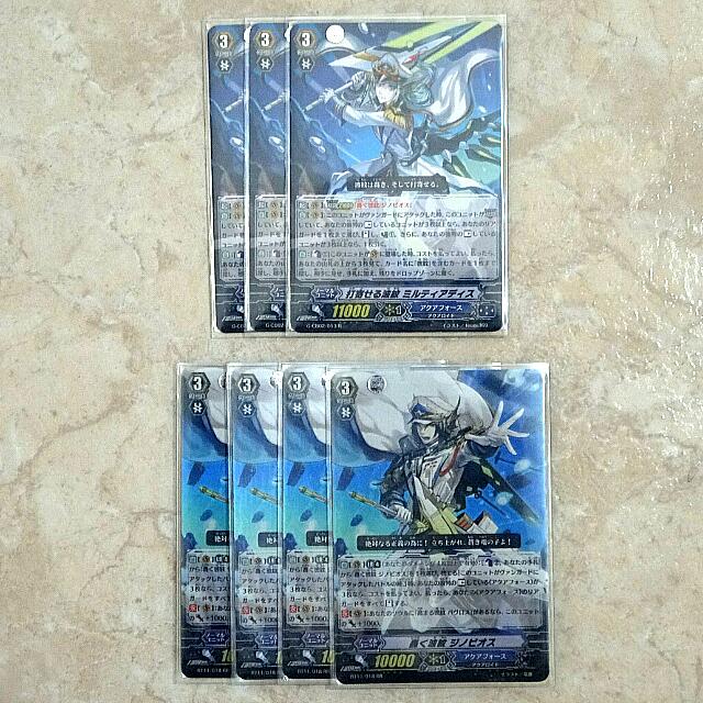 PRICE REDUCED: Cardfight! Vanguard Aqua Force Ripple Deck, Hobbies ...