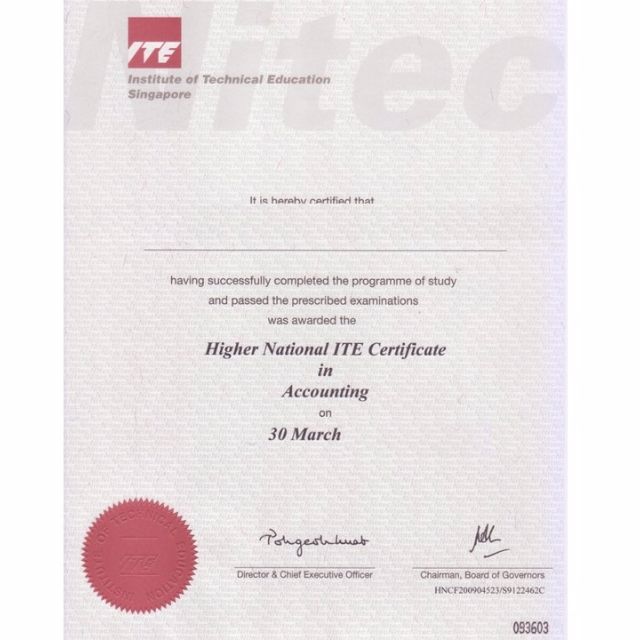 ONE ON ONE TUITION FOR HIGHER NITEC AND NITEC, ACCOUNTING AND COSTING ...