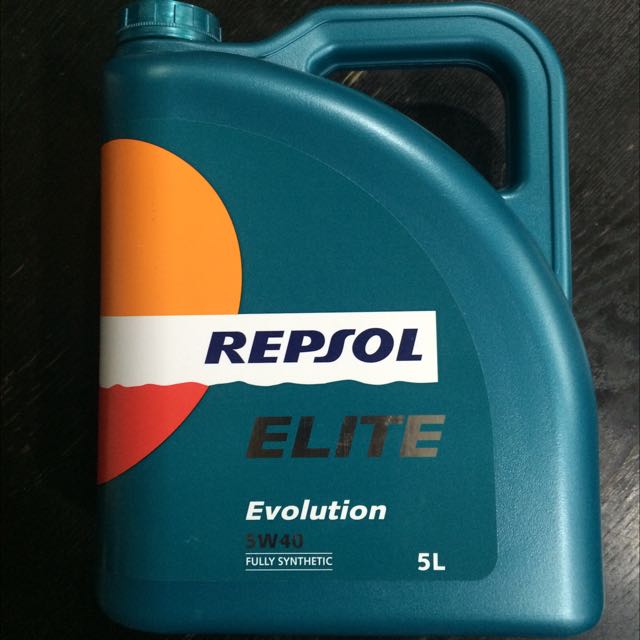 Repsol Elite Evolution 5W40 Engine Oil, Car Accessories on Carousell