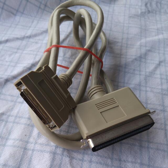 SCSI Printer Cable, Computers & Tech, Parts & Accessories, Cables ...
