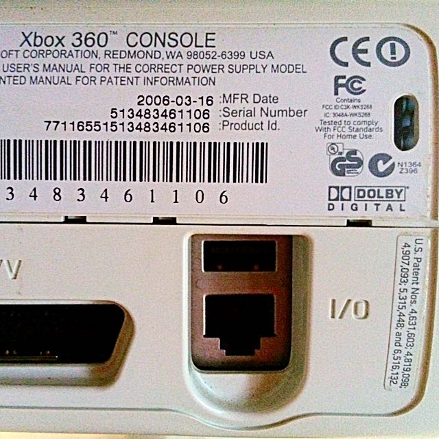 Xbox 360 Core System, Hobbies & Toys, Toys & Games on Carousell