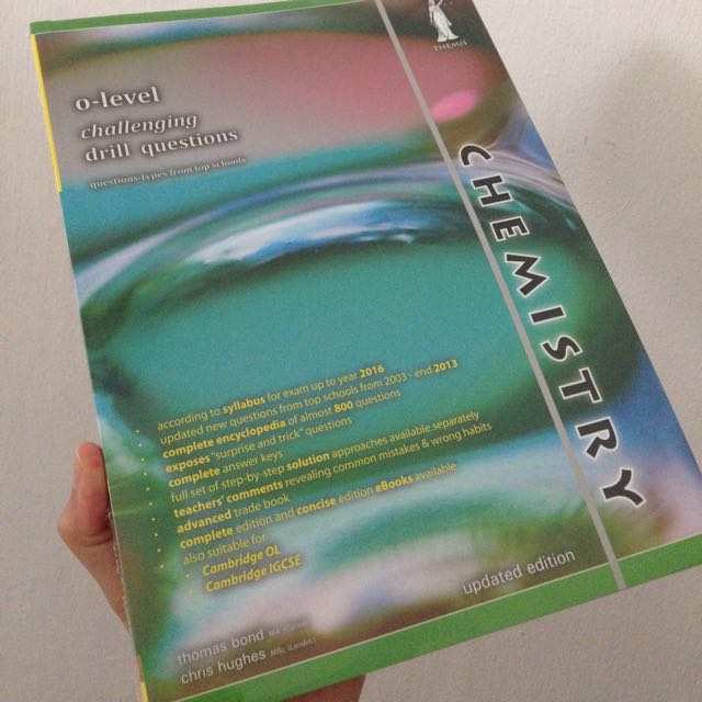 Chemistry O Level Challenging Drill Solutions, Hobbies & Toys, Books ...