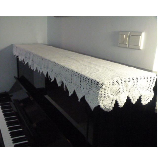 Hand-made Crochet Standing Piano Top Cover, Furniture & Home Living ...