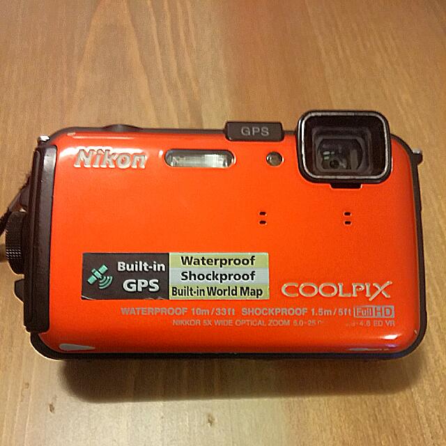 Nikon Coolpix AW100 Waterproof Camera (used), Photography, Cameras on ...