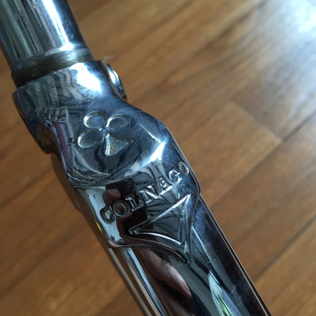 Rare Vintage Classic Colnago Precisa 1-inch Threaded Steel Chrome Fork ...