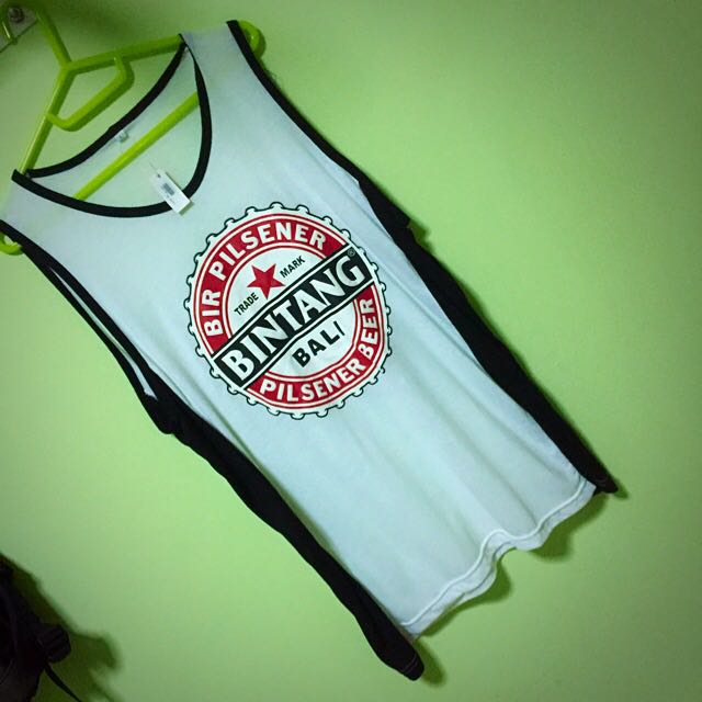 Bintang Bali Logo Singlet (L), Men's Fashion, Tops & Sets, Tshirts ...