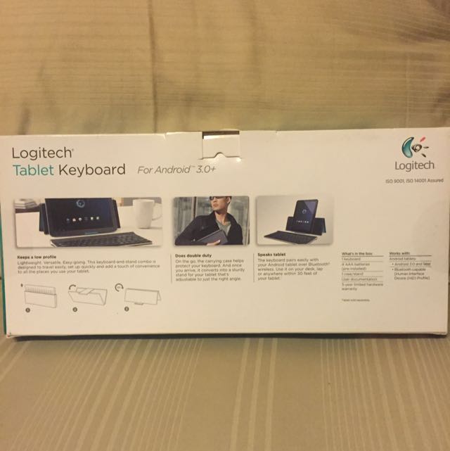 Logitech Tablet Keyboard Computers Tech Parts Accessories Networking On Carousell