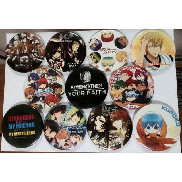 Anime Badges, Hobbies & Toys, Memorabilia & Collectibles, Fan ...
