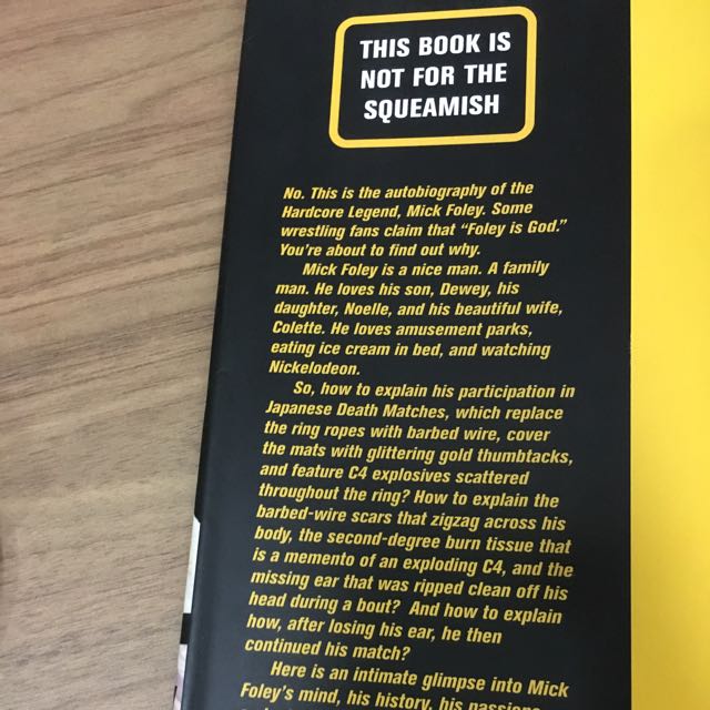 Have A Nice Day - Mick Foley WWE WRESTLING, Hobbies & Toys, Memorabilia ...