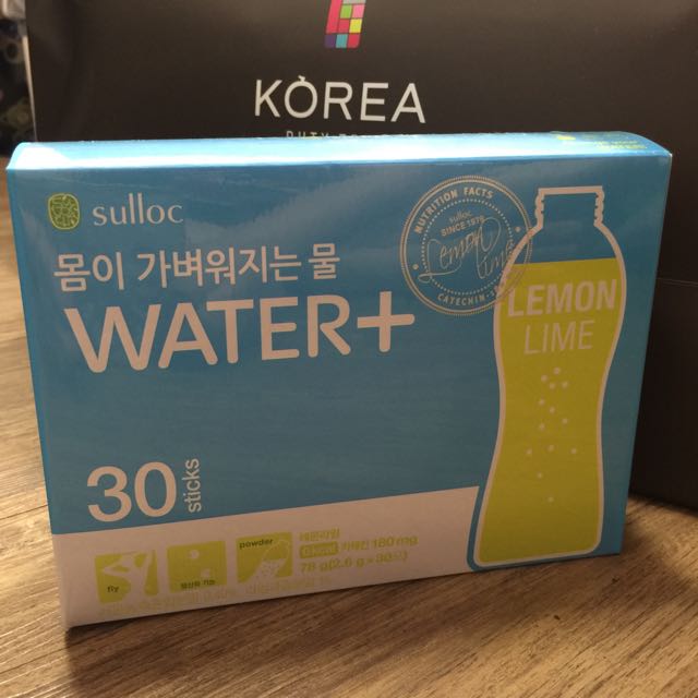 Korea Lemon Lime Soda Diet Water, Health & Nutrition, Health ...